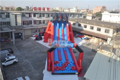 China Insane Inflatable 5K Eventos de Obstáculos 2023 Cor Vermelho e Azul à venda