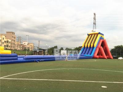Cina Bene durevole gigante 0.55mm/18 della tela cerata del PVC di Oz dello scivolo gonfiabile del PVC di EN14960 0.5mm in vendita
