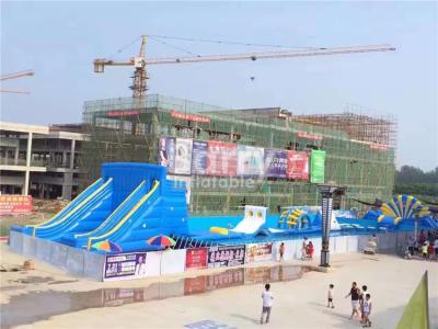 China Customize PVC Adult Dragon Giant Inflatable Slide Blow Up Slip And Slide for sale