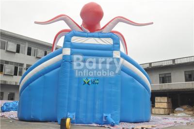 China Jungle Inflatable Hurricane Backyard Inflatable Water Slide Theme Park Water Slide With Inflatable Obstacle Course for sale