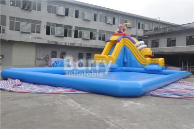 China CE Certificate Inflatable Water Park , Inflatable Pool With Piranha Slide with Pool for sale