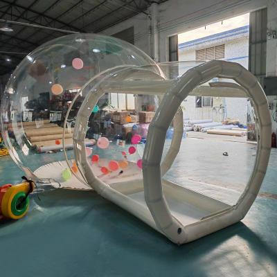 China High-Performance Dome Igloo Pvc Clear Single Tunnel Outdoor Camping Transparent Inflatable Party Bubble Tents House for sale