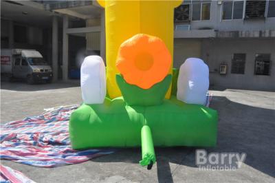 China Cartoon Shape Yellow Inflatable Arches For Advertising / Inflatable Entrance Arch For Event for sale