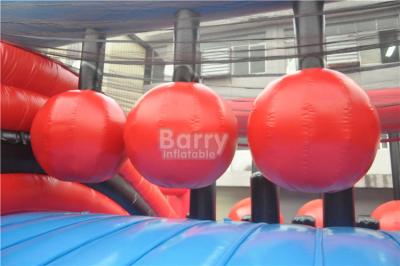 China Plato PVC Tarpaulin Insane Sports Inflatable Obstacle Course Game Wrecking Ball Inflatable 5K for sale