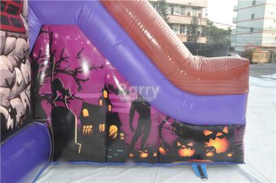 China Custom Made Commercial Kids Inflatable Halloween Bounce House For Party , Event for sale