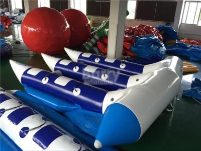 China Exciting Inflatable Water Toys , Towable Inflatable Flyfish Banana Boat For Sea for sale
