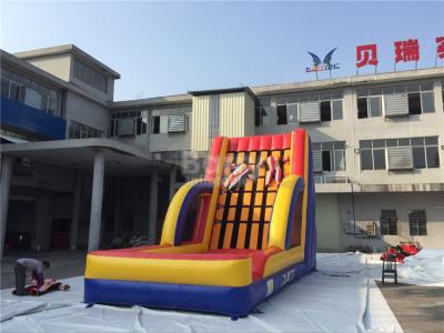 China 刺激的で膨脹可能な相互ゲーム、商業用等級の膨脹可能な粘着性がある壁 for sale
