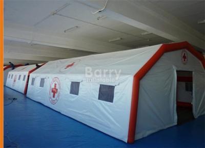 China Aantrekkelijke Opnieuw te gebruiken Reuze Opblaasbare Tent lucht-Saeled voor Noodsituatie for sale