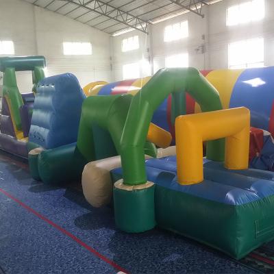 China Personalized Inflatable Water Obstacle Course On The Pool / Inflatable Run With Custom Logo for sale