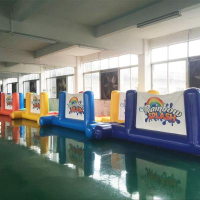 China Customizable Lake Pool Park Water Toys Inflatable Water Float Obstacle Course for sale