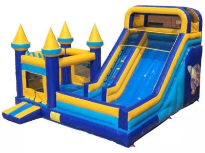 China Commercial Bounce House With Slide Combo House Backyard Kids Party Inflatable Bouncer for sale