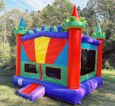 China Custom Logo Printed 13ft Castle Bounce House Commercial Adults Kids Jumping Bouncy for sale