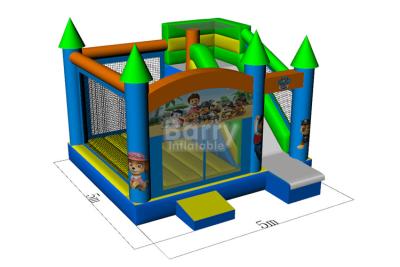 China Commercial Grade Inflatable Bouncer House , Industrial Catoon Moon Bounce for sale