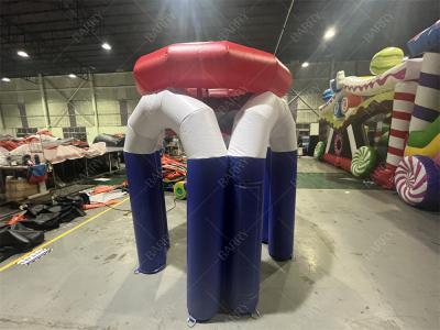 China Giant Inflatable Basketball Hoop Shooting Fun Games With Air Pump For Basketball Party Event Games for sale