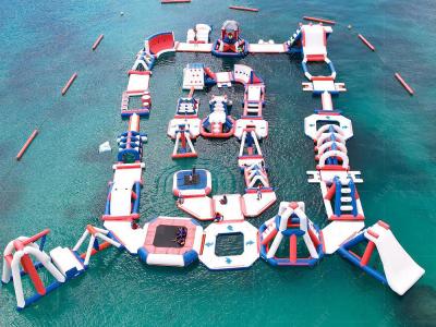 China Customizable PVC Inflatable Floating Water Park With Repair Kits OEM / ODM Availability for sale