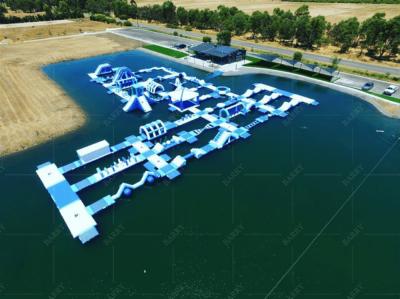 China Customizable Inflatable Lake Water Park With PVC Material for sale