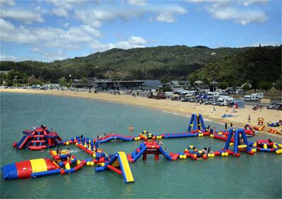 China Amusement Park PVC Inflatable Floating Water Park Determined By The Size And Made Of PVC Material for sale
