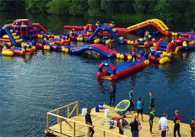 China Amusement Park PVC Inflatable Floating Water Park Determined By The Size And Made Of PVC Material for sale