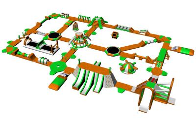 Cina Piscina su misura Parco acquatico galleggiante gonfiabile Parco acquatico gonfiabile in vendita