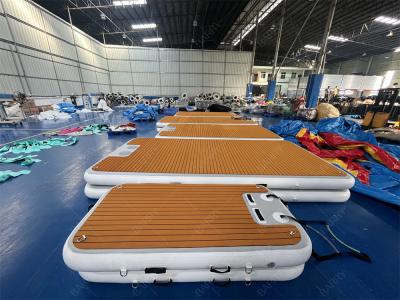 중국 드롭 스티치 풍화형 모터 보트 플랫폼 요트 도크 플랫폼 판매용