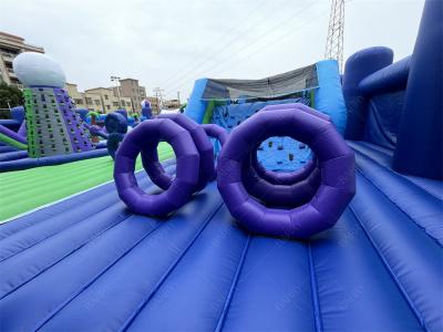 China 30x30m Big Bounce Amusement Park Inflatable Theme Park Bounce House Play Area Game for sale