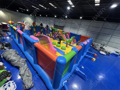 China Outdoor Water Park Inflatable Water Playground Theme Park Indoor Play Area Trampoline Park for sale