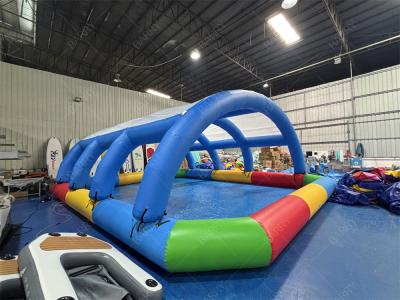 China Kids Inflatable Swimming Pool with Cover 10x8x3.5ft PVC for sale