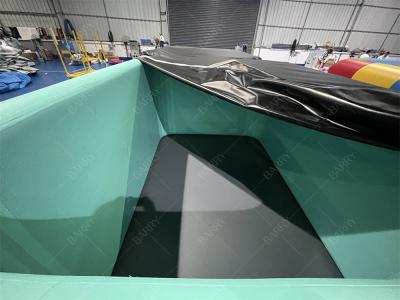 중국 상업용 맞춤형 컬러 PVC DWF 키즈 풀 커버 포함, 팽창식 풀 드롭 스티치 패브릭 수영장 판매용