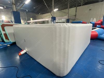 China Safety Hot Drop Stitch Fabric New Material Inflatable Custom Made Grey Inflatable Pool Ball Pit For Kids for sale