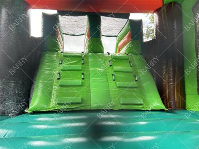 China T-Rex Dinosaur Inflatable Water Slide Bounce House Combo Inflatable Bouncer Jumping Castle for sale