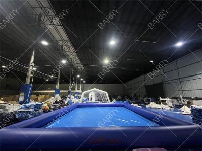 China Customizable High Quality Rectangular PVC Deep Inflatable Swimming Pool for Adults and Kids for sale