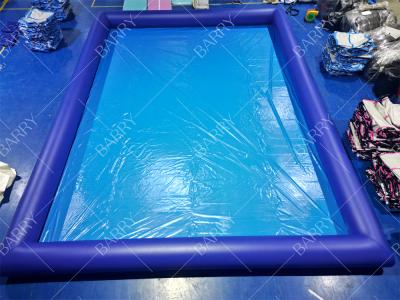 China Customizable High Quality Rectangular PVC Deep Inflatable Swimming Pool for Adults and Kids for sale