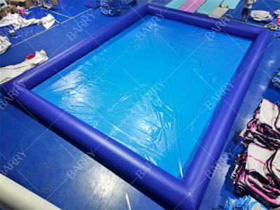 China Customizable High Quality Rectangular PVC Deep Inflatable Swimming Pool for Adults and Kids for sale