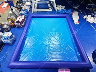 China Customizable High Quality Rectangular PVC Deep Inflatable Swimming Pool for Adults and Kids for sale