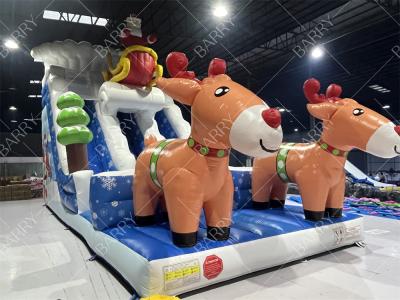 China Commercial Kids and Adult Inflatable Slide for Christmas for sale