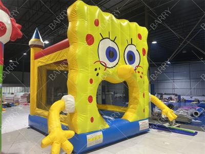 China Minions Cartoon PVC Inflatable Castle Fun Bounce House For Theme Parks Or Parties for sale