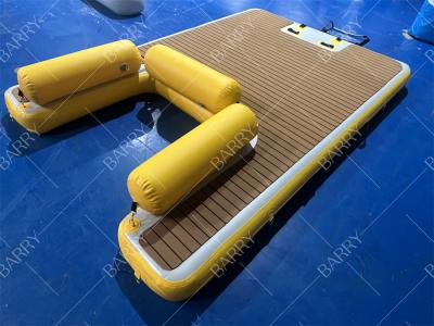 China Drop Stitch Material Inflatable Floating Jet Ski Dock Inflatables Custom Jetski & Seabob Docks for sale