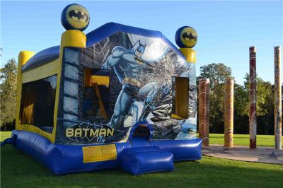 China Tarpaulin Sewing Batman C4 Combo Inflatable Jumping Castle For Backyard Commercial for sale