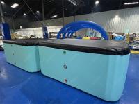 China Customizable Rectangle Inflatable Pool Drop Stitch Fabric Foldable Outdoor Dwf Drop Stitch  Pool for sale