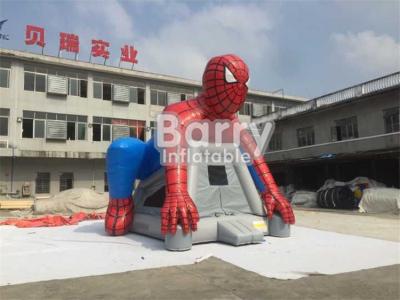 China Custom Spiderman Inflatable Bouncer Castle / Blow Up Bounce House For Children for sale