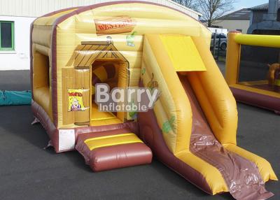 China Western Theme Bouncy Jumping Castle / Inflatable Combo With Slide For Outdoor for sale