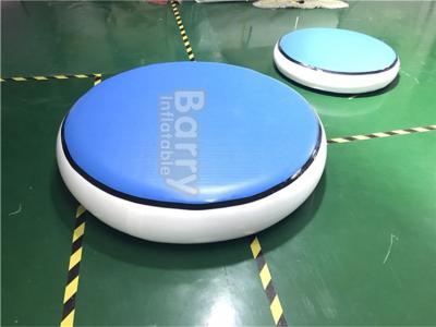 Cina Stuoia gonfiabile blu rotonda di ginnastica della pista di aria DWF + materiale di 1.2mm Platone in vendita