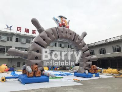 China Arco inflable para el acontecimiento de la promoción, parque de la entrada de la publicidad gigante de la historieta en venta