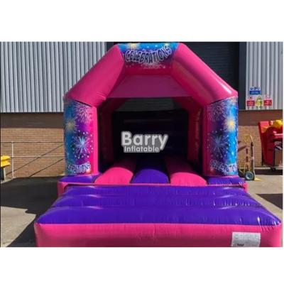 China 16*16*9.5 Ft Kids Bouncy Castle , Small Inflatable Bouncer With 0.55 PVC Tarpulin for sale