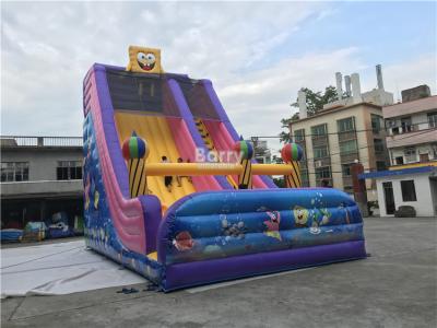 China Commercial Kids Inflatable Slide , Custom Inflatable Cartoon Dry Slide For Party for sale