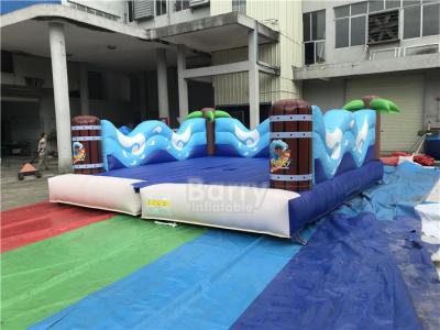China Double Inflatable Sports Games / Inflatable Surf Simulator With Mattress Mechanical Surfboard for sale