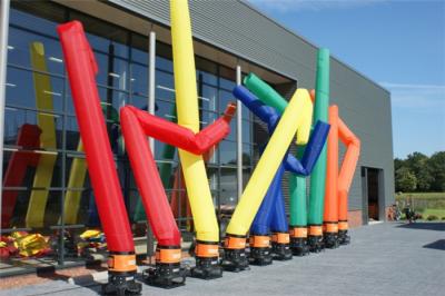 China Custom Made Single Double Leg Oxford Cloth Inflatable Air Waver  ,   Air Dancer With LED for sale
