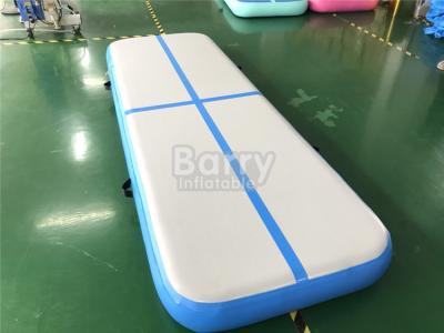 China Custom Made Color Inflatable Air Track Drop Stitch Fabric Jump Higher Inflatable Gymnastics Mats for sale