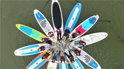 China Multi Person Double Layer Inflatable Stand Up Paddle Board For River for sale