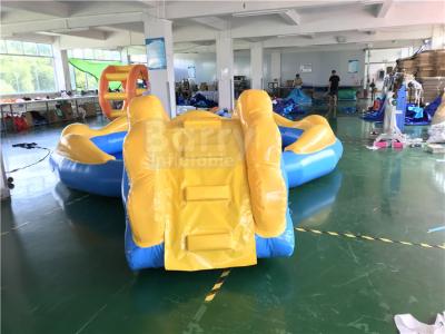 Cina Colore blu e giallo della piscina quadrata profonda gonfiabile dei bambini in vendita